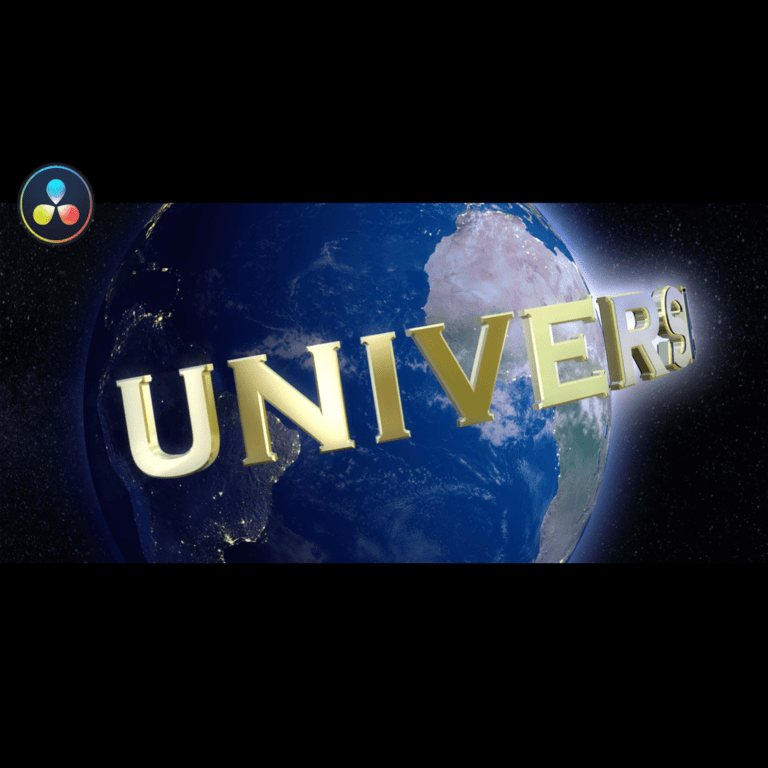 Universal Studios Logo Intro Animation in Davinci Resolve - STEP BY STEP - Tech VideoStack