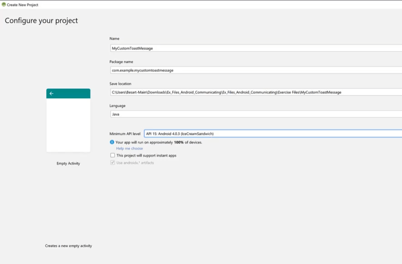 Java in Android Studio: Custom Toast Message - Tech VideoStack
