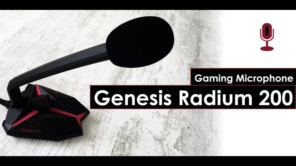 My First Gaming Microphone Under $40 - Genesis Radium 200 Backlight USB ...