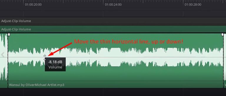 Different ways to ADJUST Clip VOLUME in DaVinci Resolve - Tech VideoStack
