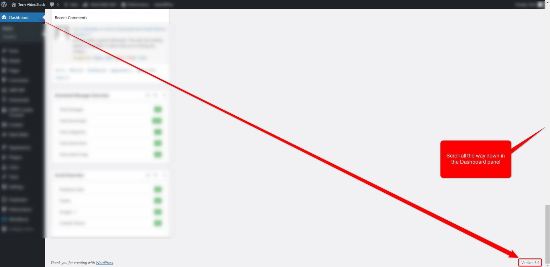 How to Easily Check WordPress Version - Tech VideoStack